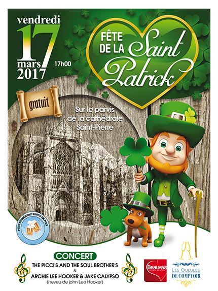 Beauvais : venez fêter la Saint-Patrick sur le parvis de la cathédrale ... Beauvais : venez fêter la Saint-Patrick sur le parvis de la cathédrale ...